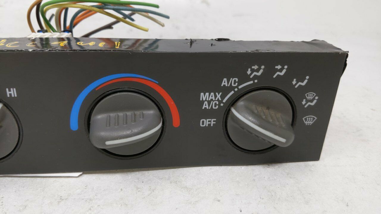 2001-2007 Gmc Savana 2500 Ac Heater Climate Control 16202950 60665 - A ...
