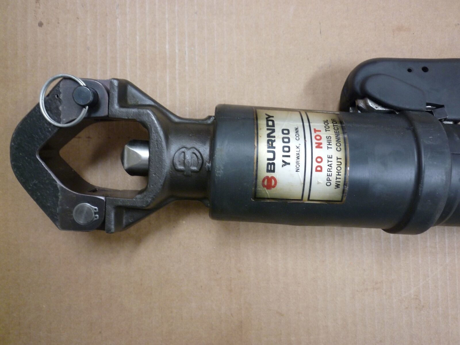 Dieless Crimper Burndy Y1000 Hypress W/Original Case - Electrical ...