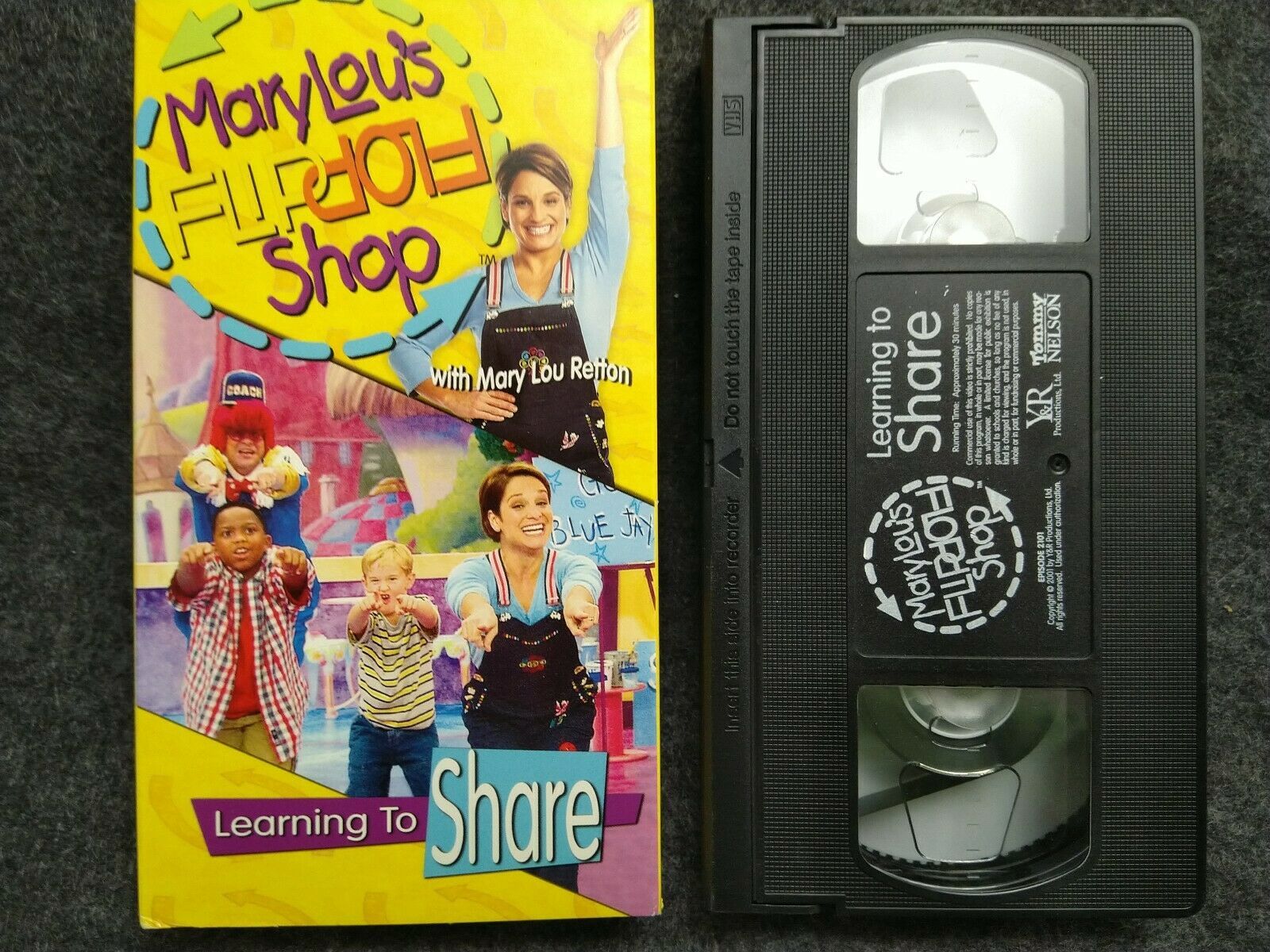 VHS Mary Lou Retton's Flip Flop Shop - Learning to Share (VHS, 2001 ...