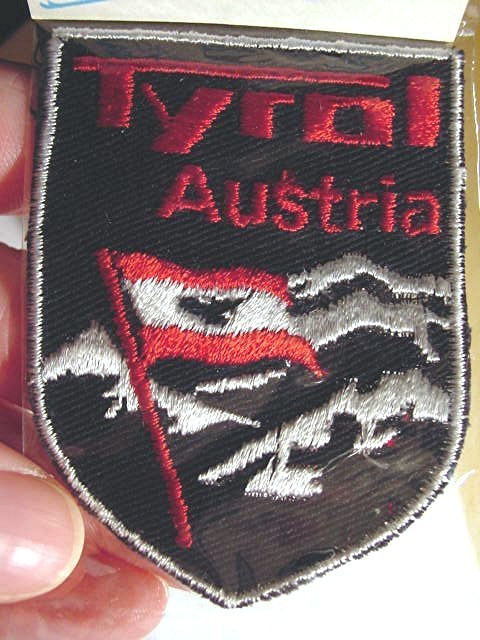 Vintage Ski Patch TYROL AUSTRIA Ski Patch Parade - Skiing