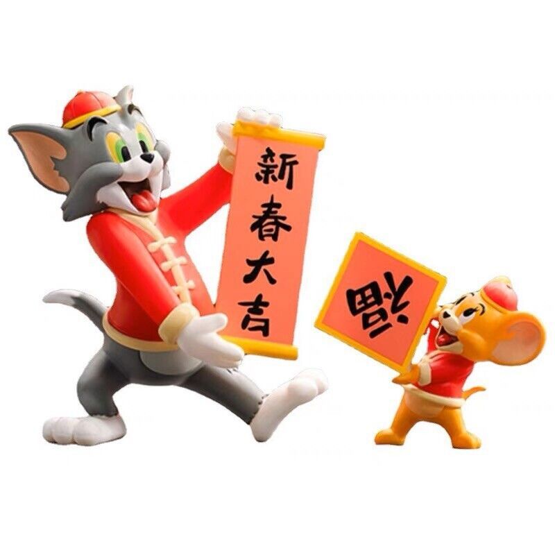 Tom and Jerry Chinese New Year Edition 4 sets of blind boxes - Action ...