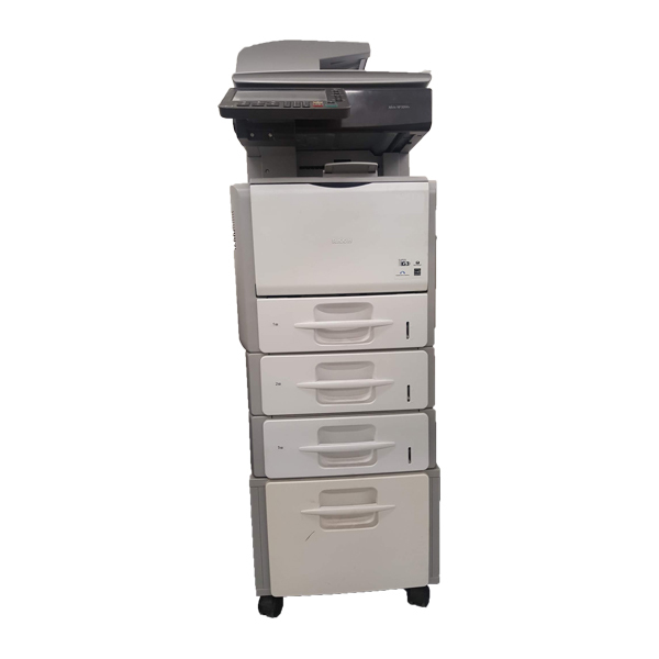 Ricoh Aficio SP 5200s B&W Laser Multifunction Printer, 3 paper tray and ...