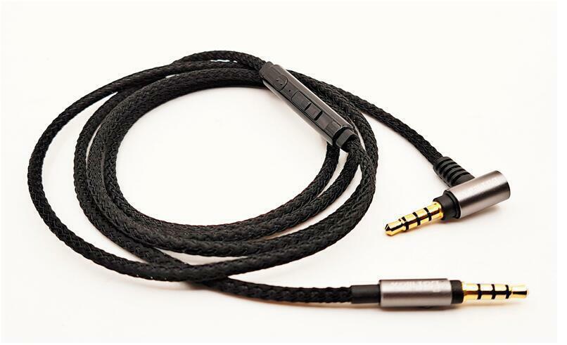 nylon Audio Cable with mic For Audio Technica ATH-MSR7SE NC ANC500BT ...