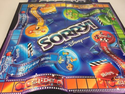 Sorry! The Disney Edition Board Game Parker Brothers Classic Family ...