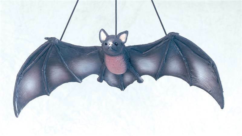 Large Fake Rubber Bat,Hanging,Halloween Prop Decoration,Vampire,Fancy ...