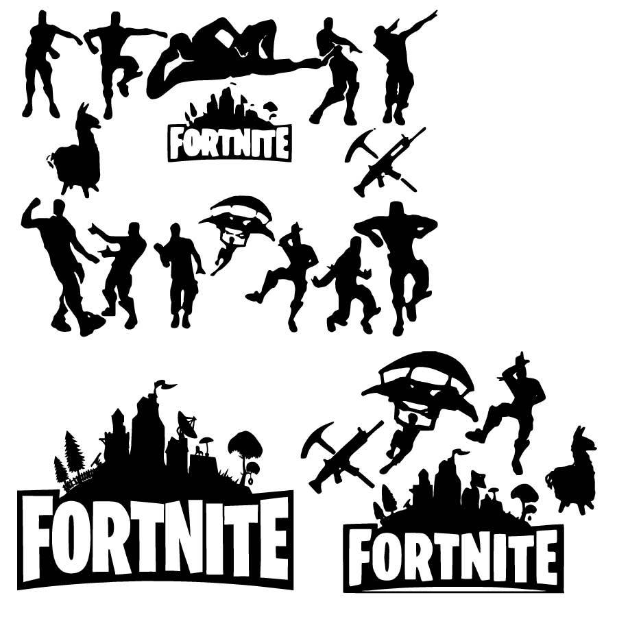 Fornite Characters and logo SVG bundle - Digital Art