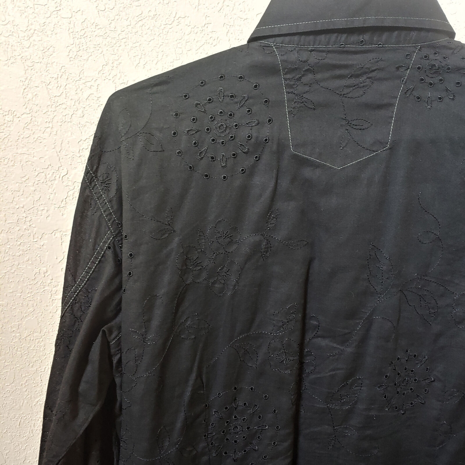 Georg Roth | Los Angeles | Men's Black Long sleeve Button down Casual ...