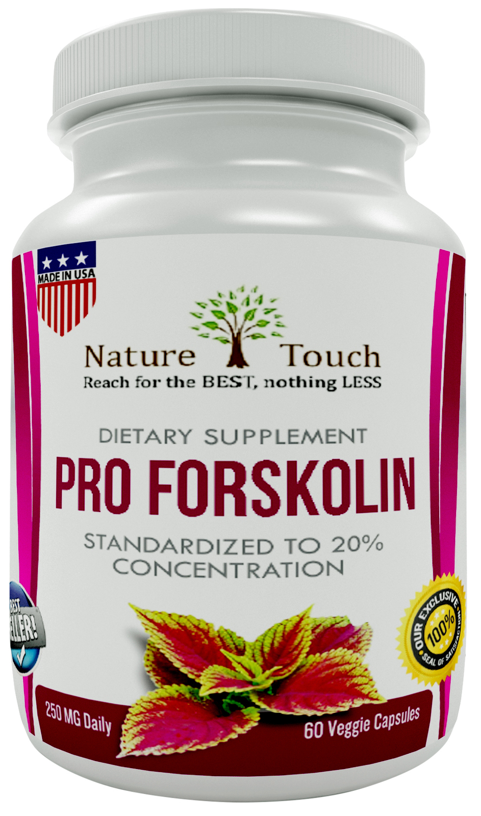 Pro Forskolin,Pure Forskolin Extract 250 mg,w/ 40% Standardized ...