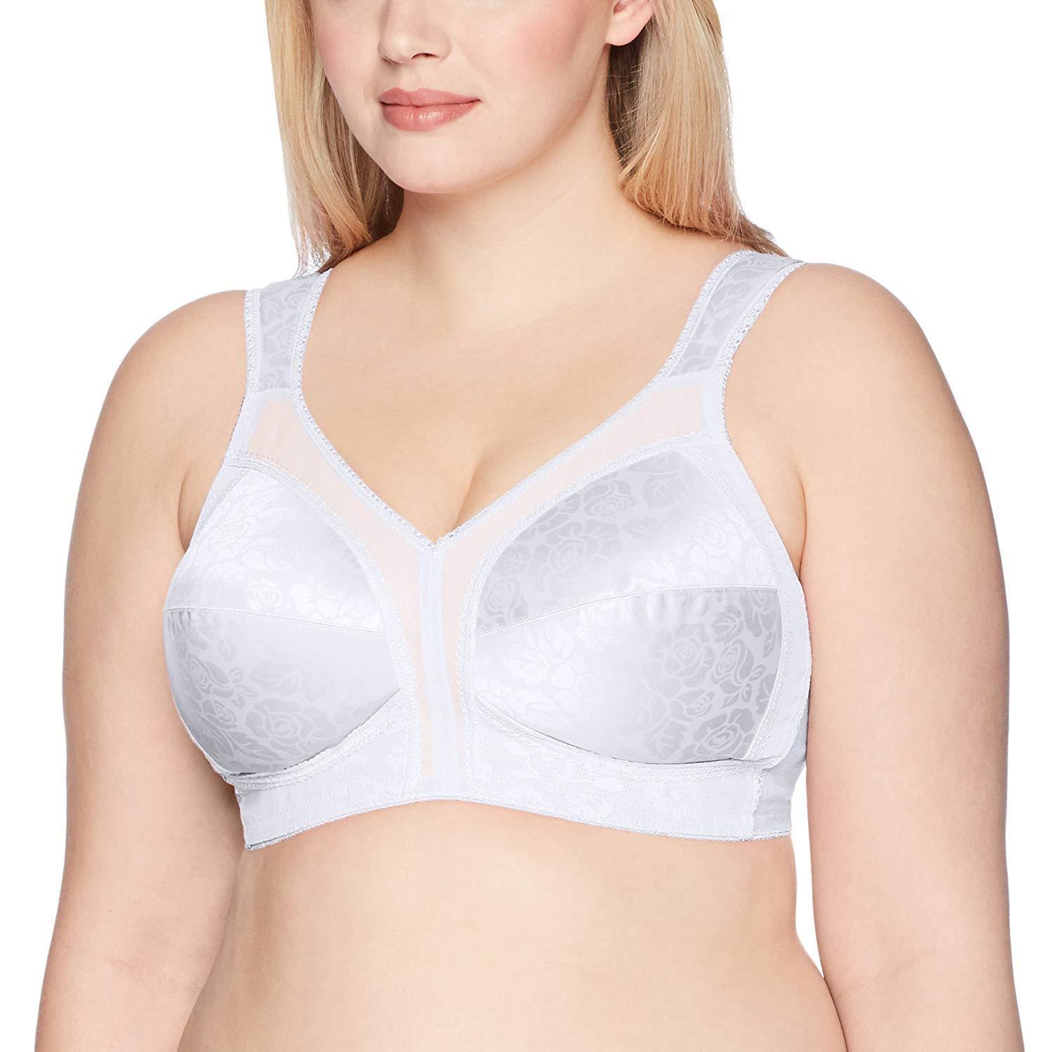 Playtex White Plus Size 18 Hour Original Comfort Strap Bra Us 42h Bras And Bra Sets
