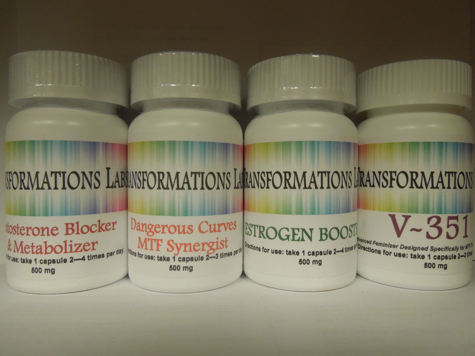 MTF M2F Feminizing 4 Pill Kit. HRT - Hormone Replacement Therapy ...