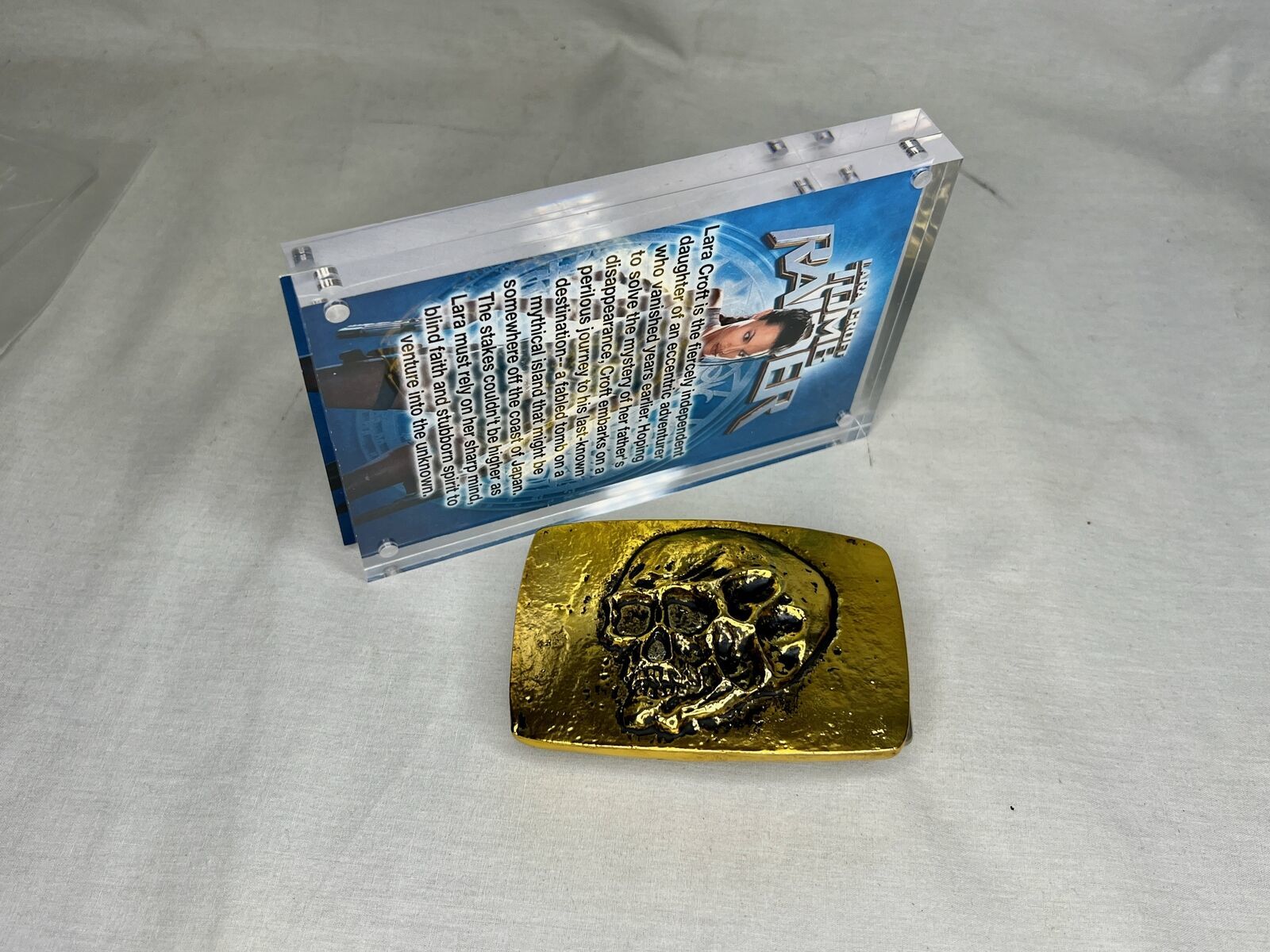 Tomb Raider, Skull Belt Buckle, Real Prop and 50 similar items