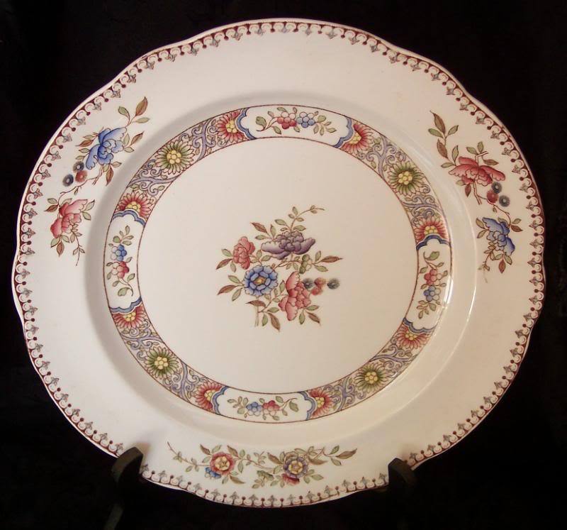 Spode Copeland Dinner Plate Nigel England Brown Transferware Hand ...