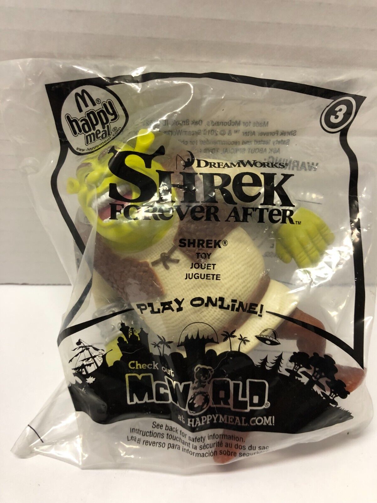 McDonald's Shrek Forever After #3 Happy Meal Toy NEW - Fast Food