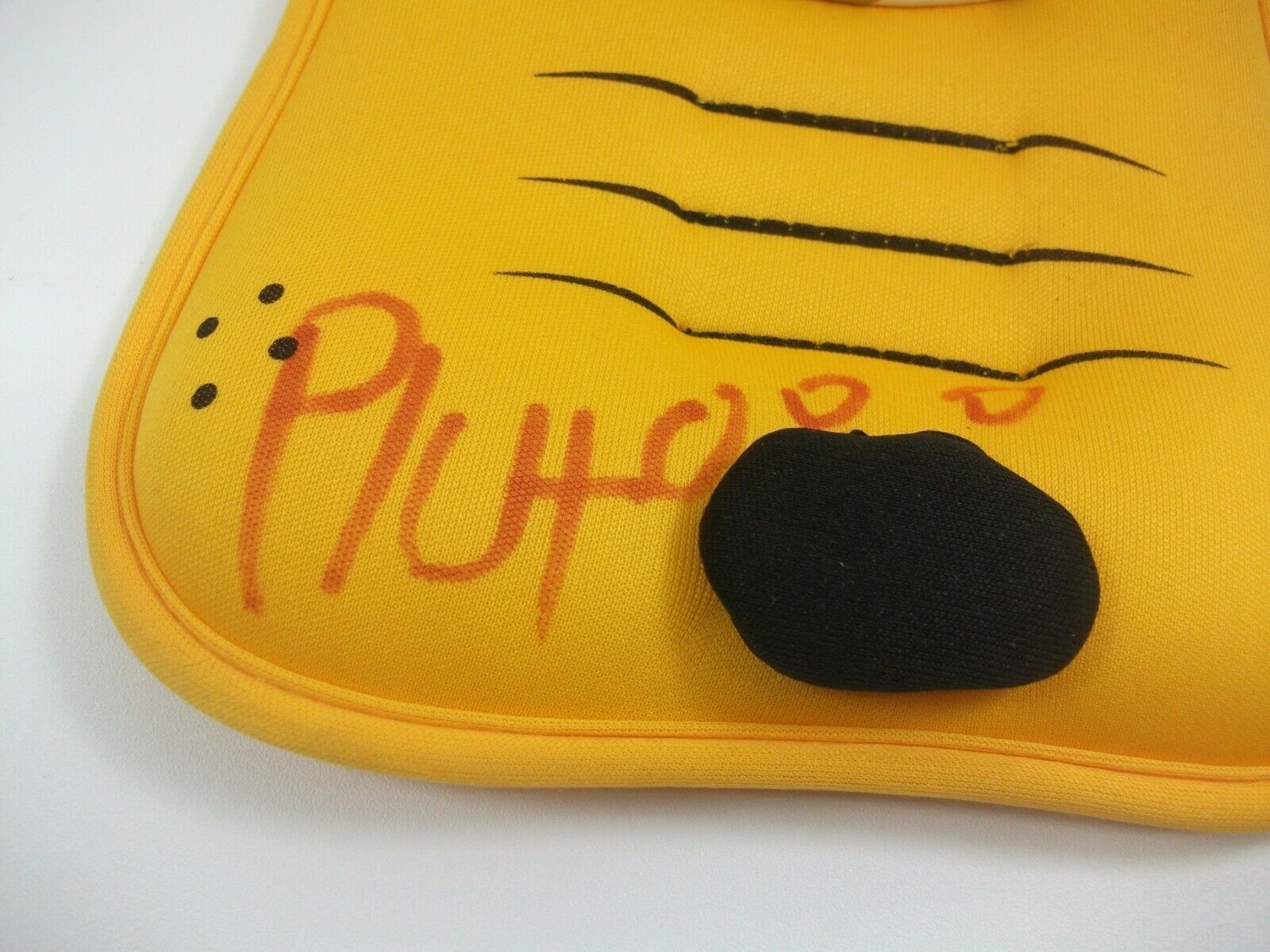 Pluto Autographed Disney Parks Hat Adult Yellow Elastic Back Baseball ...