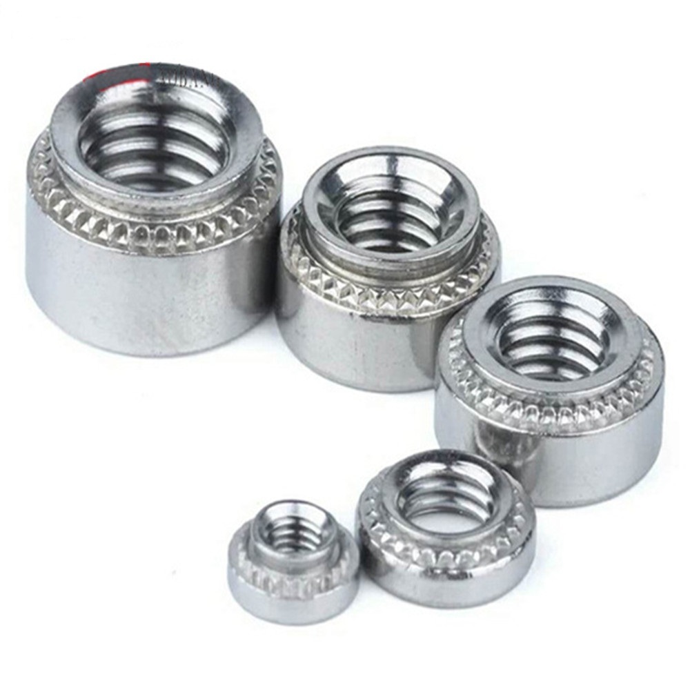 1000pc SP-M4-2 Press in Nut Self Clinching Nuts Crimped Rivet Sheet ... 1000pc SP-M4-2 Press in Nut Self Clinching Nuts Crimped Rivet Sheet ...