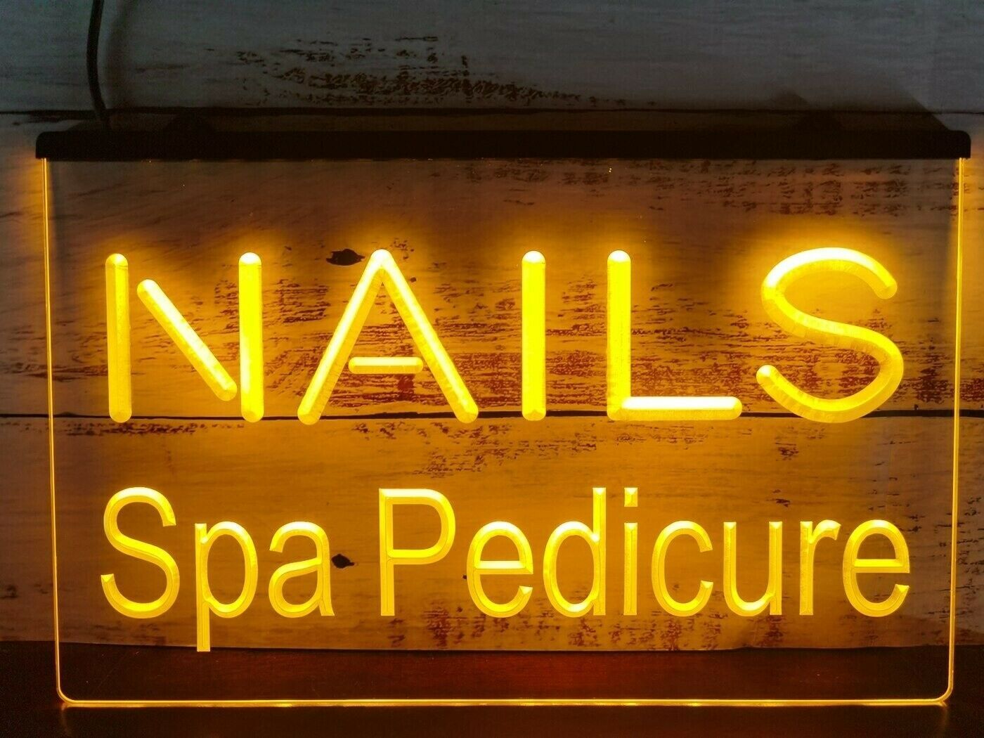 Nails Spa Pedicure Beauty Salon Neon Sign Hang Signs Wall Luminous ...