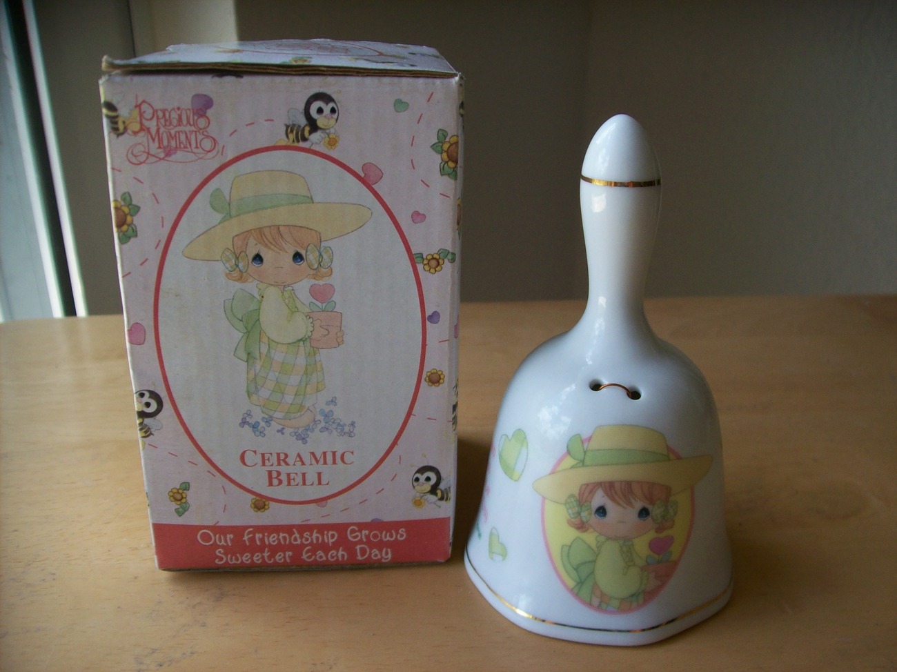 1999 Precious Moments Ceramic Bell - Decorative Collectibles