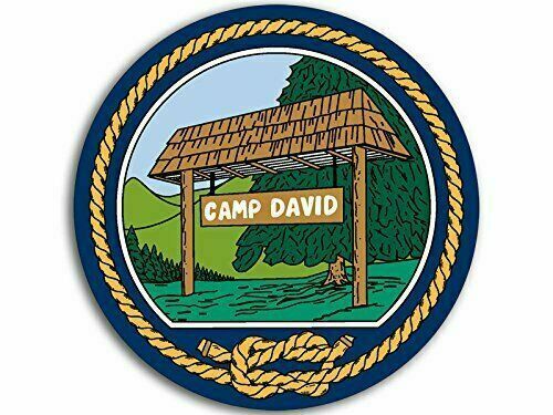 CAMP DAVID PRESIDENT PRESIDENTIAL RETREAT 4" USA MADE STICKER DECAL ...