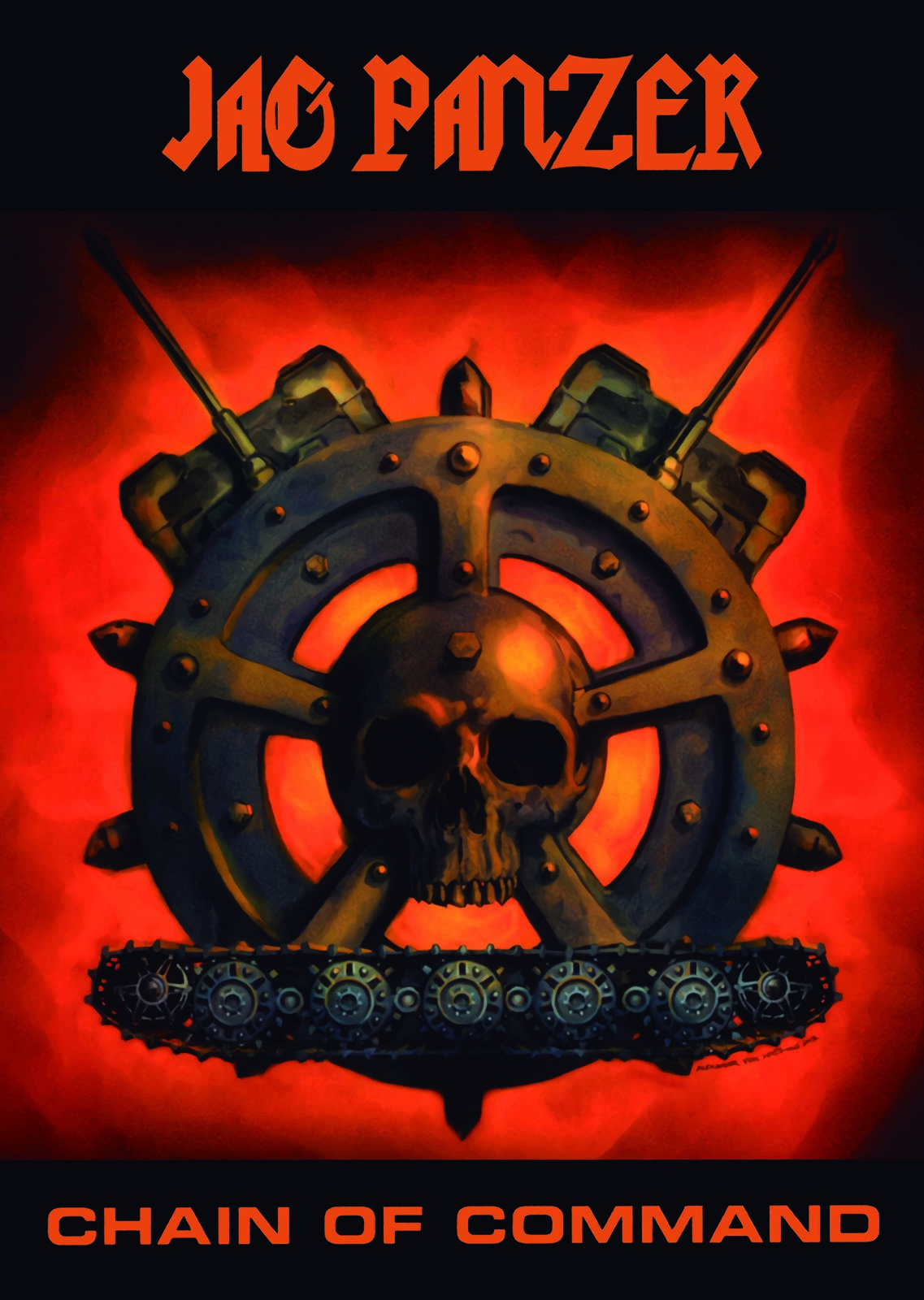 JAG PANZER Chain of Command FLAG CLOTH POSTER BANNER CD Heavy Metal - Other