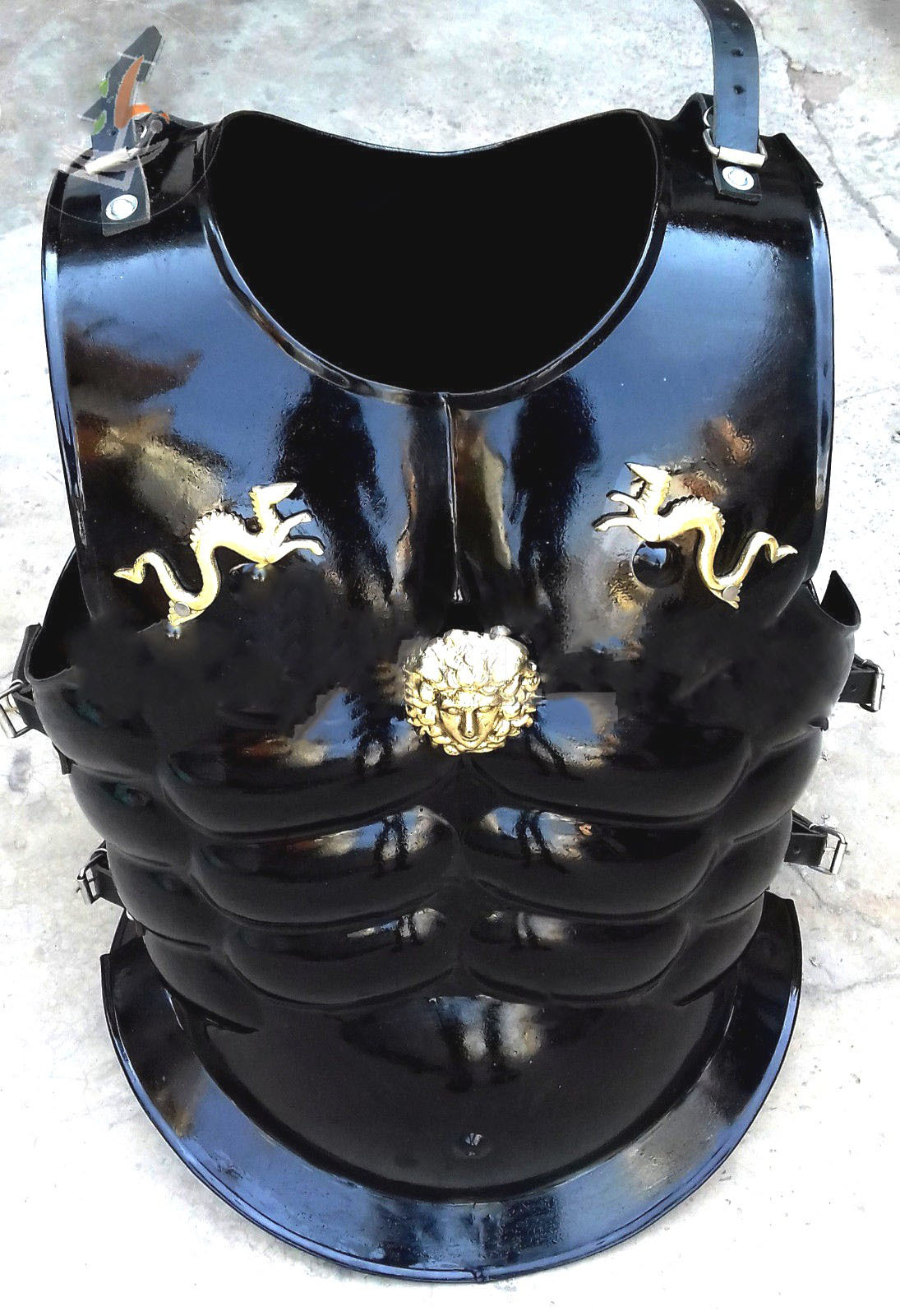 NauticalMart Medieval Brass Finish Muscle Armor Roman Jacket Halloween ...