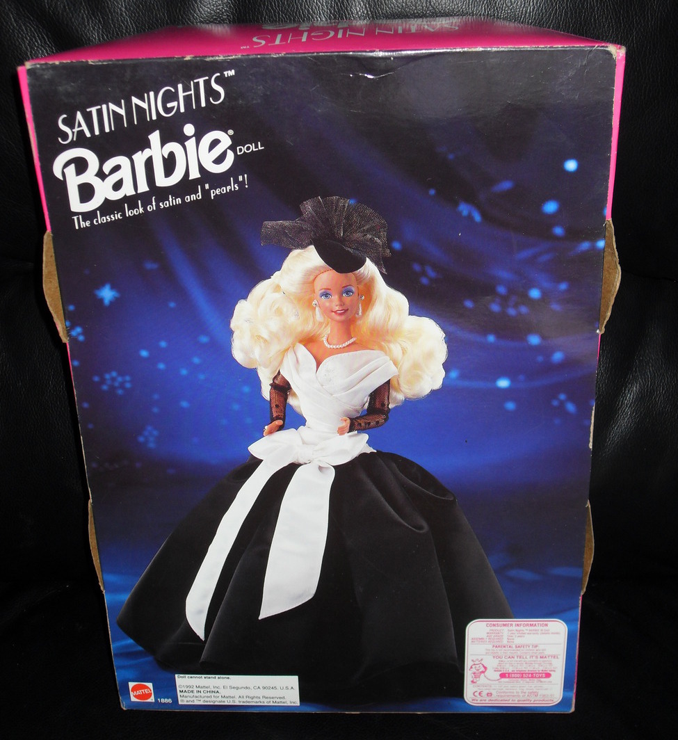 1992 Mattel Barbie Satin Nights Doll New In The Box - Dolls, Clothing ...