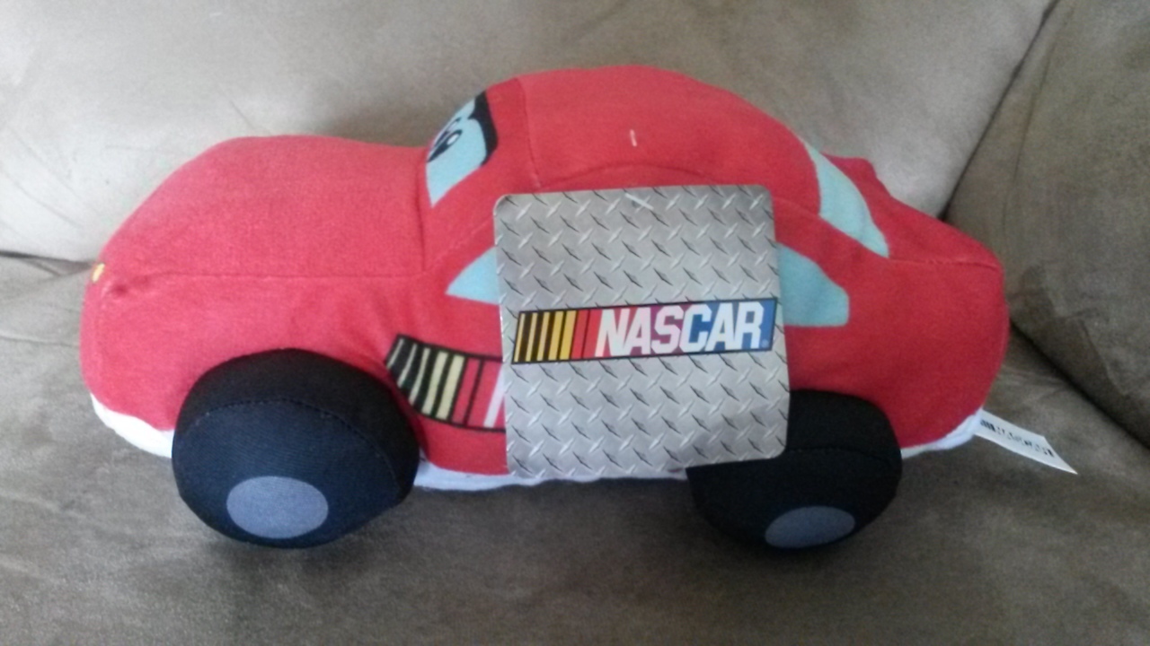 NASCAR RED CAR Brand New Licensed Plush 12" Stuffed Animal Kelly Toy ...