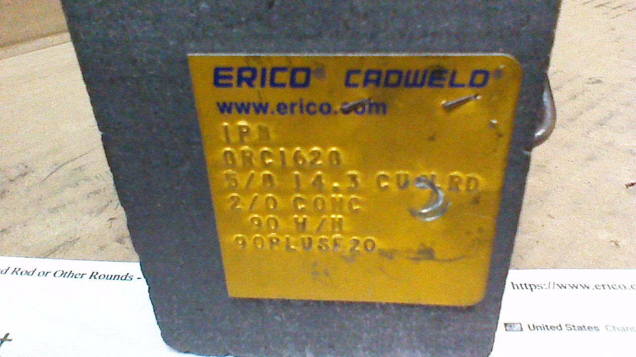 Erico Cadweld Exothermic Weld Mold GRC162G / and 50 similar items