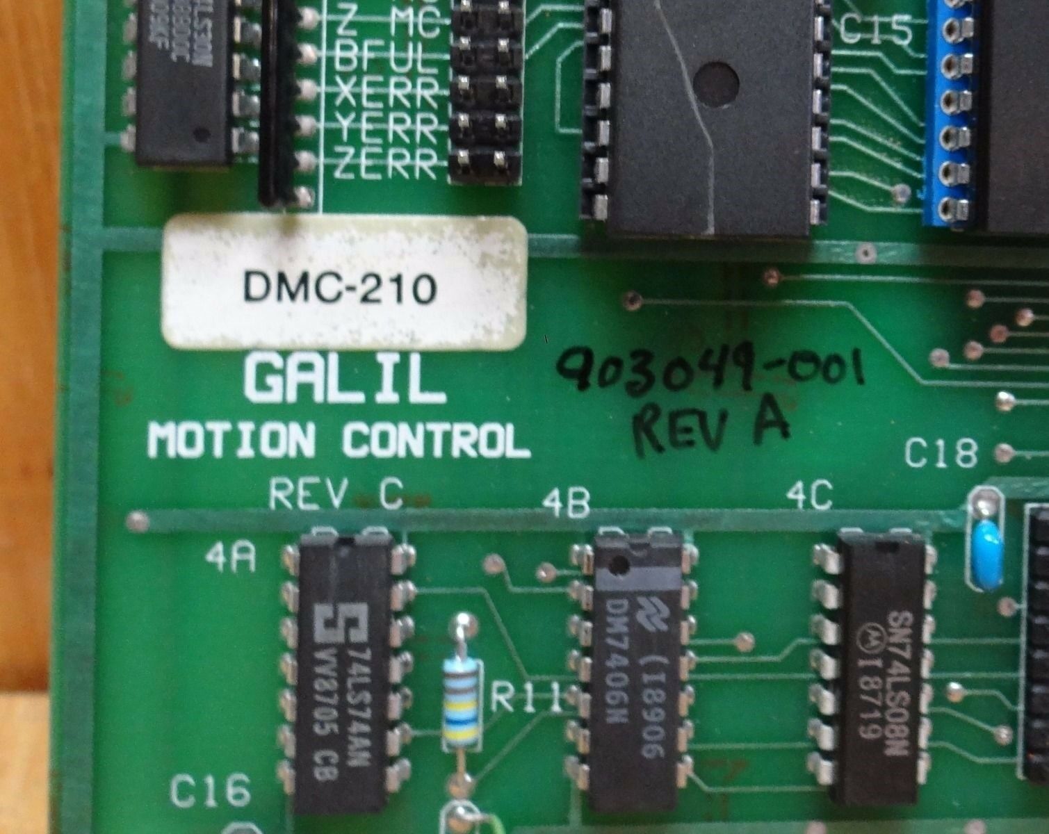 GALIL MOTION CONTROL BOARD DMC-210 REV C - Other Test & Assembly ...