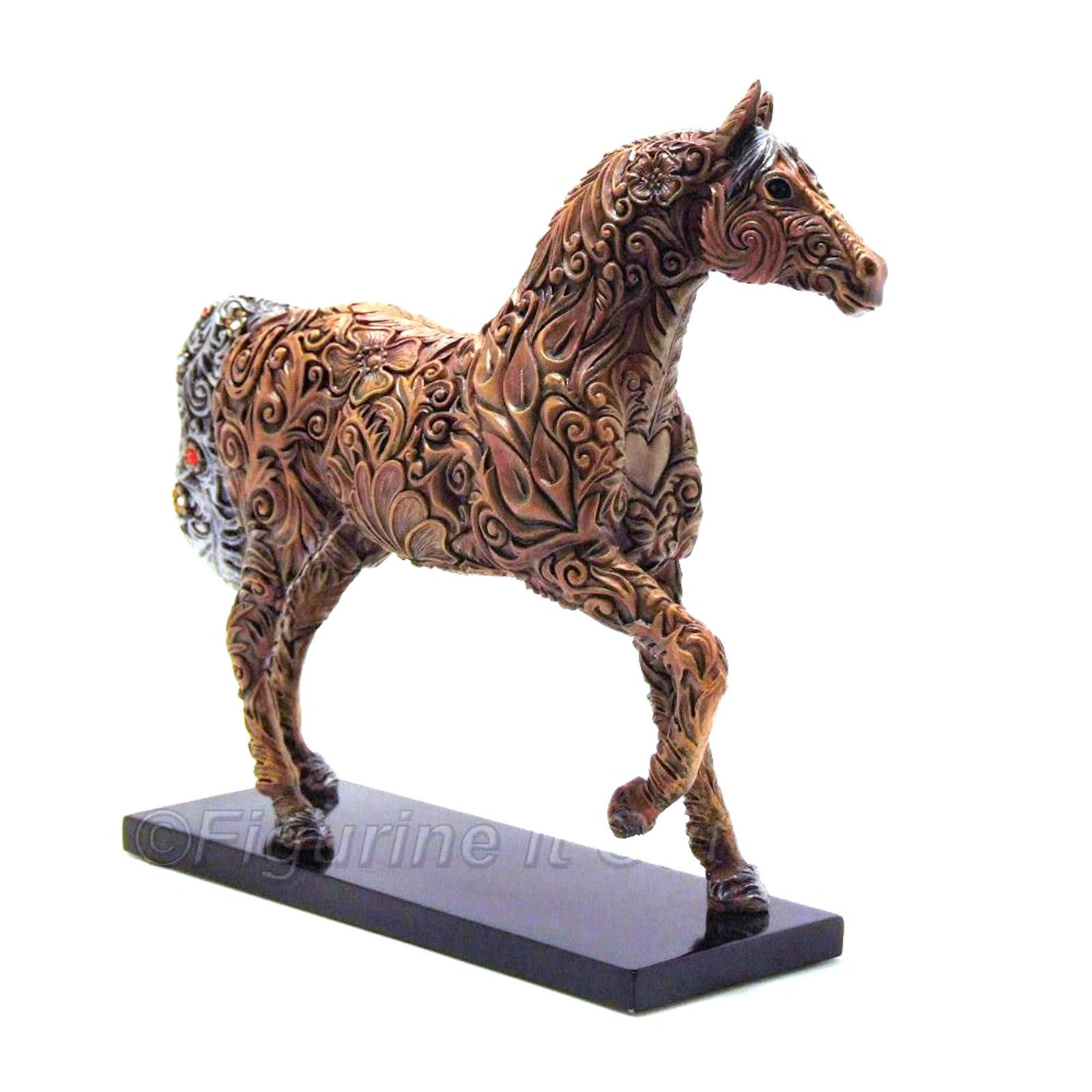 12296 Trail of Painted Ponies Carved in History Horse First Edition ...