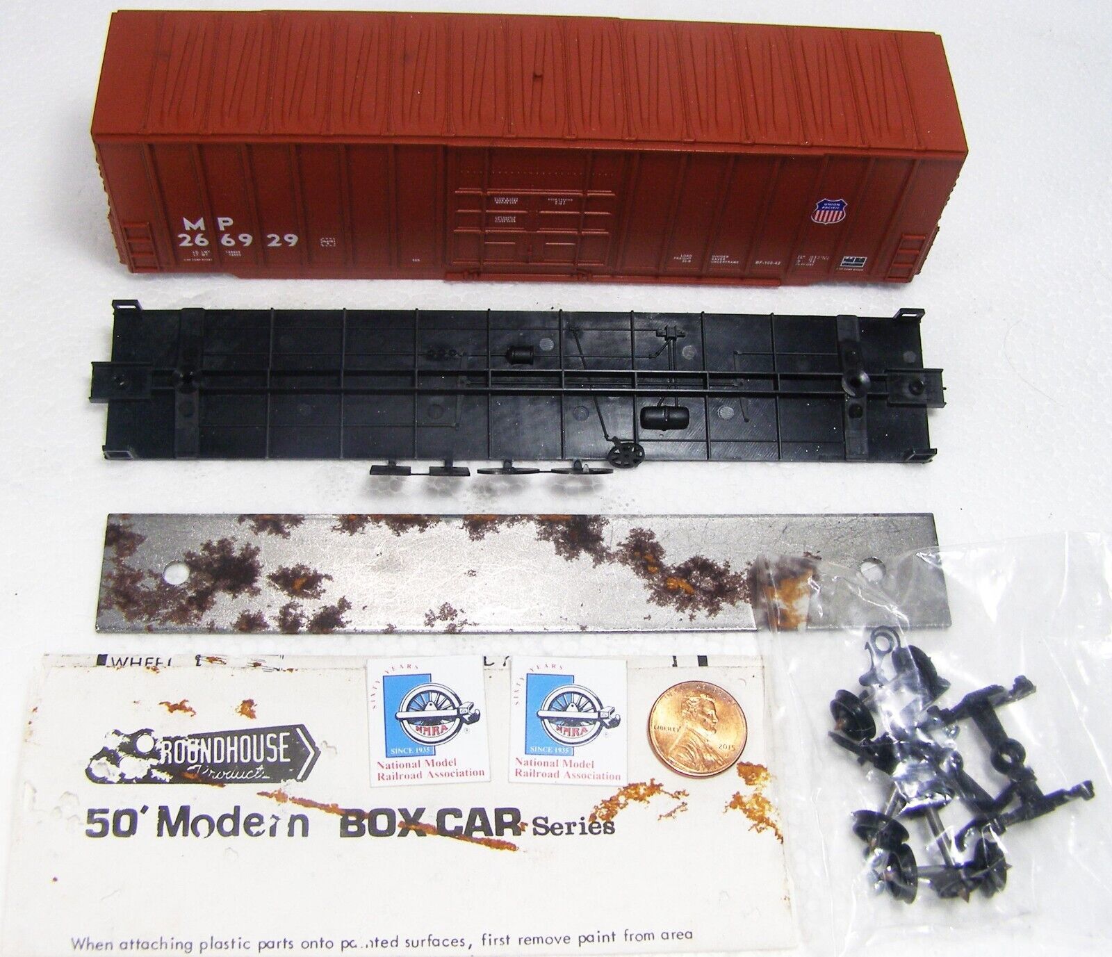 Roundhouse HO Scale Model Train Car NMRA 60th Anniversary Car WIP Union ...