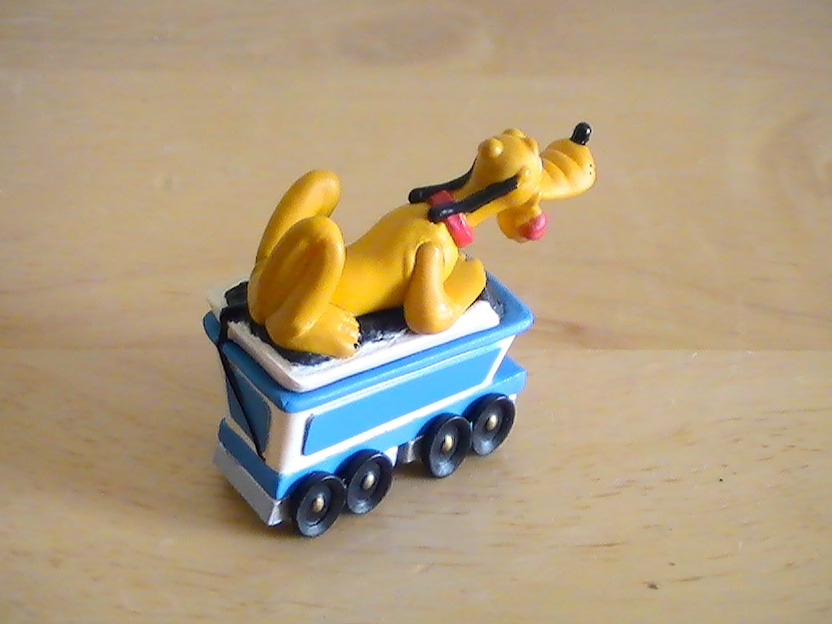 1998 Disney Hallmark Merry Miniatures Pluto’s Coal Car - Ornaments