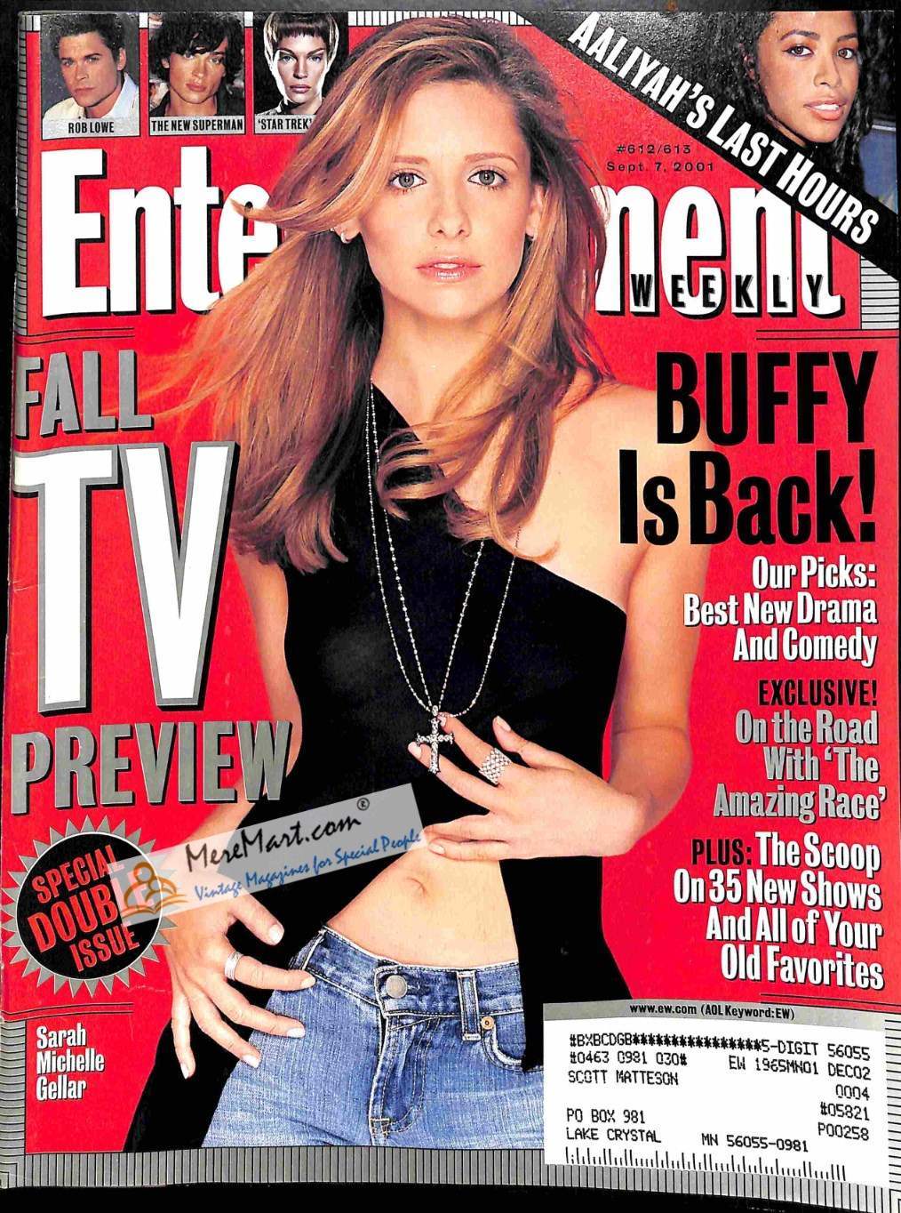 Entertainment Weekly, September 7 2001 - Magazine Back Issues
