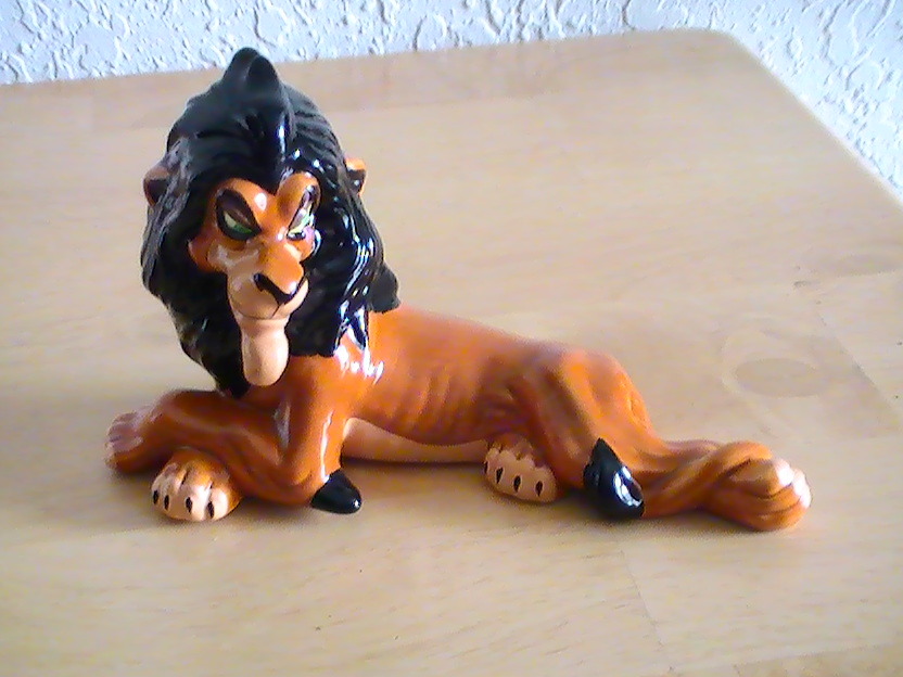 Disney The Lion King Scar Ceramic Figurine - Other Contemp Disney Figurines