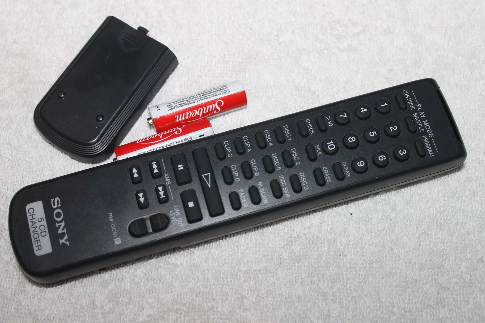 Sony RM-DC51 5-Disc CD Remote Control CDP-CE105 CDP-CE305 CDP-CE505 CDP ...