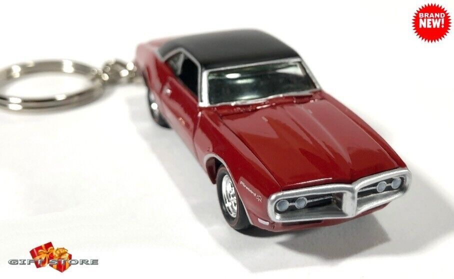 RARE KEY CHAIN 1967/1968/1969 RED BLACK PONTIAC FIREBIRD CUSTOM LIMITED ...