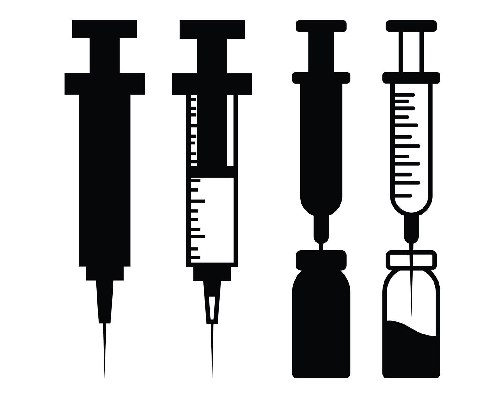 Syringe svg, syringe template, syringe dxf, and similar items