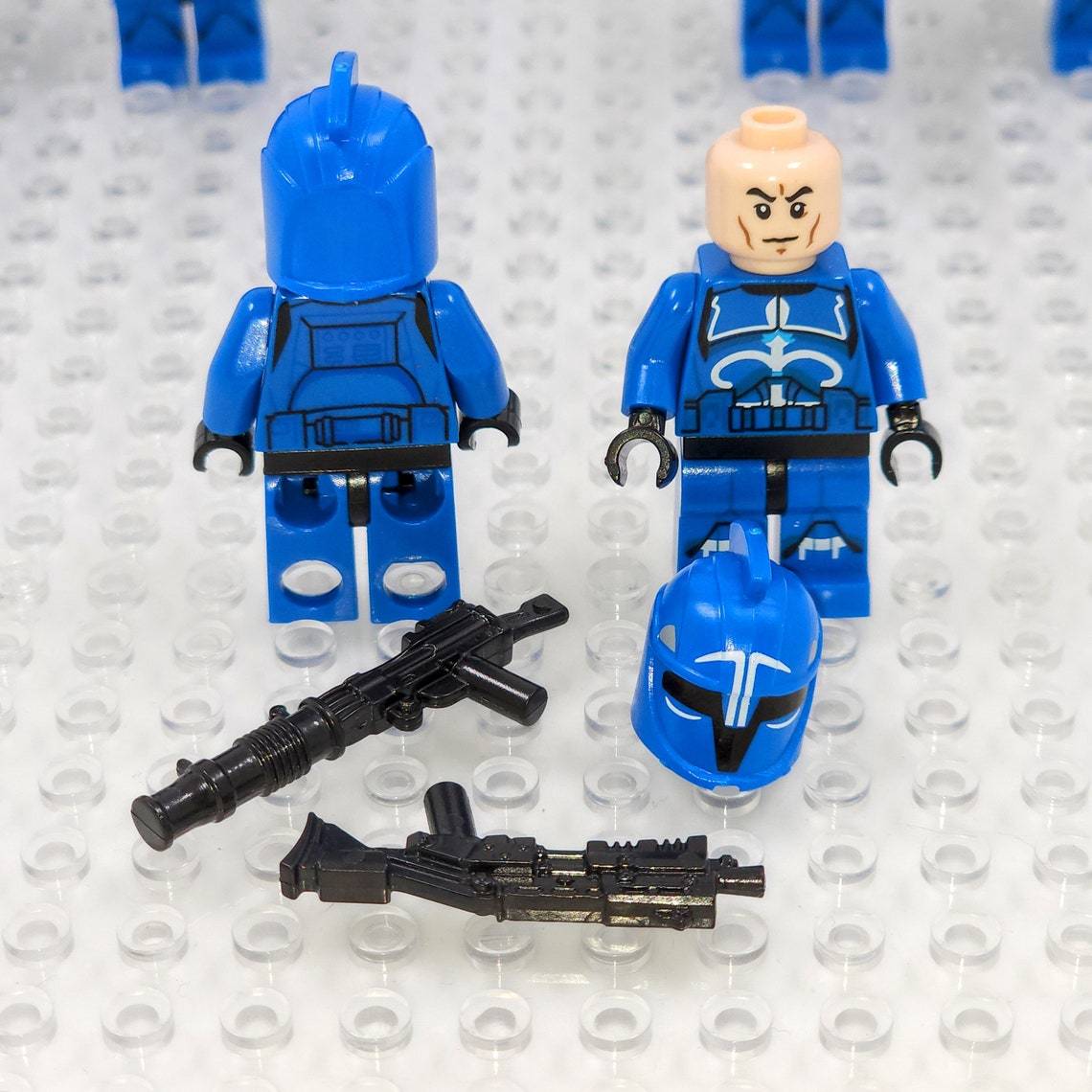 10pcs Senate Commando troopers Captain Jayfon Star Wars Minifigures ...