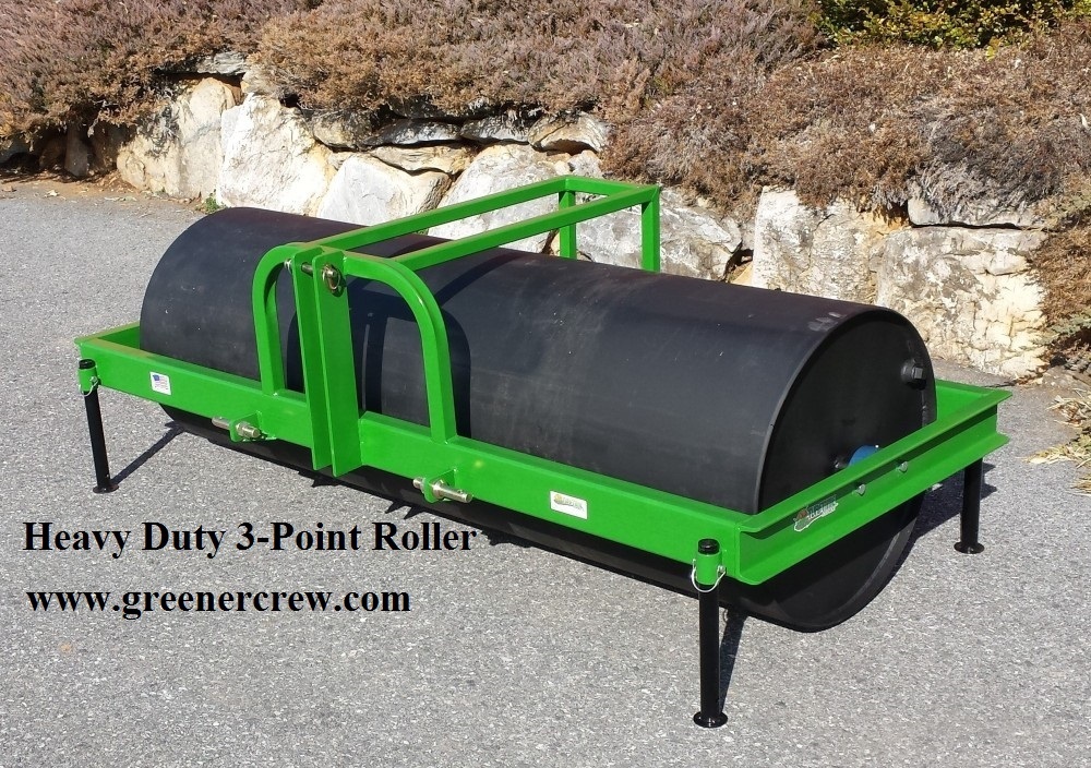 Heavy Duty Turf Leveling Roller 5 Ft 3-Point - Outdoor Power Equipment