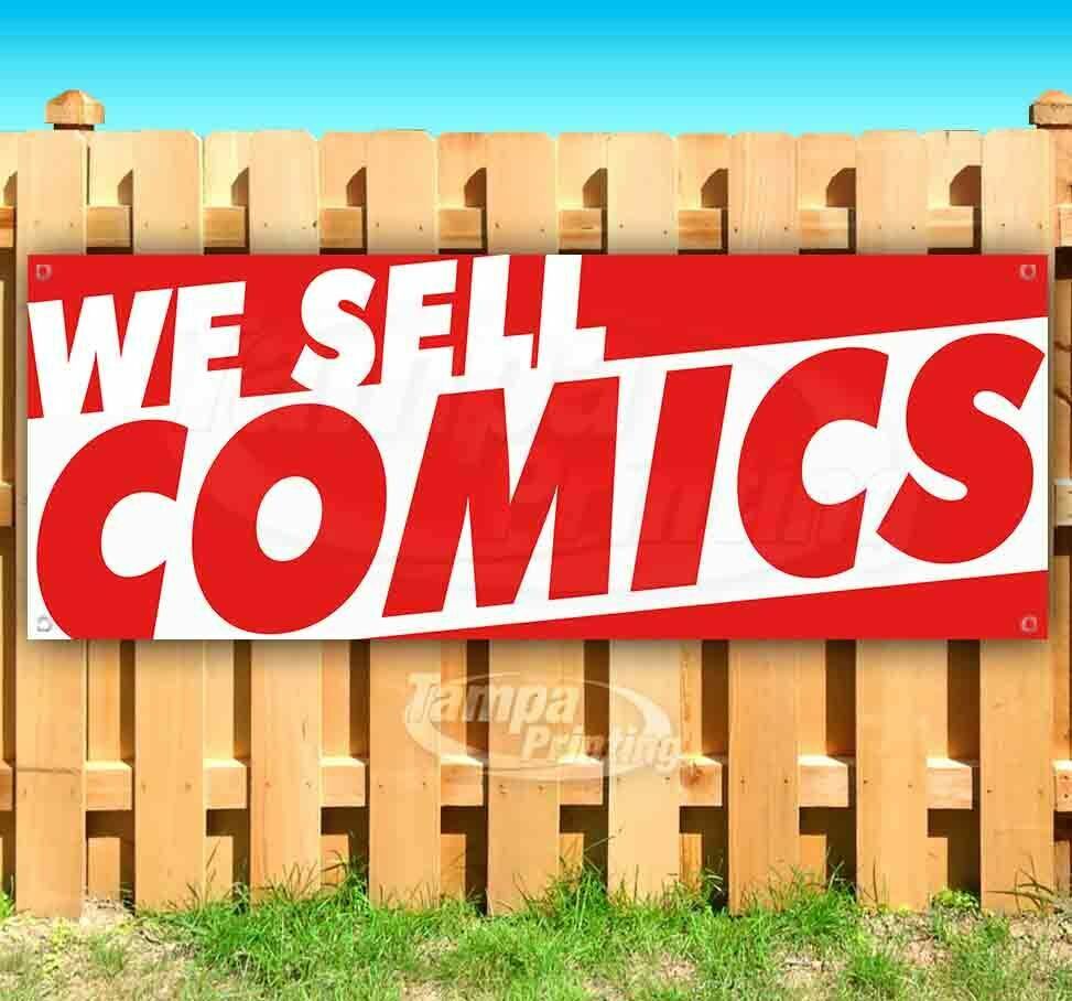 WE SELL COMICS Advertising Vinyl Banner Flag Sign Many Sizes - Business ...