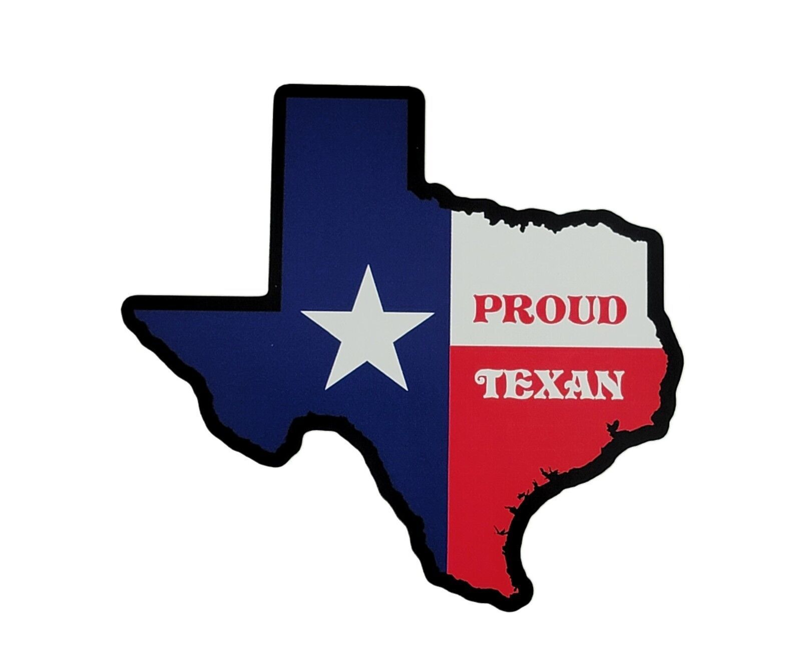 Proud Texan TX We the People American Flag Logo Vinyl Decal Sticker ...