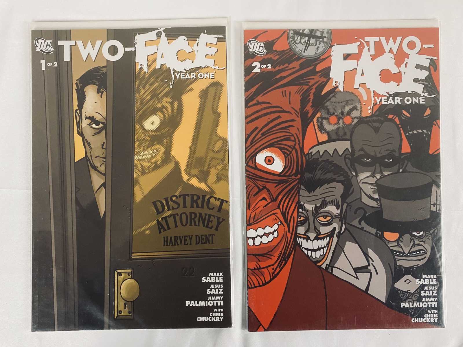 Two-Face Year One Issues 1 & 2 DC Comics Premium Format Comic Book ...