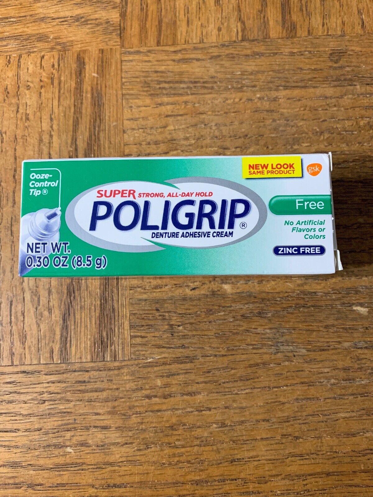 Super POLIGRIP Original Denture Adhesive Cream .30 Ounce - Denture Care