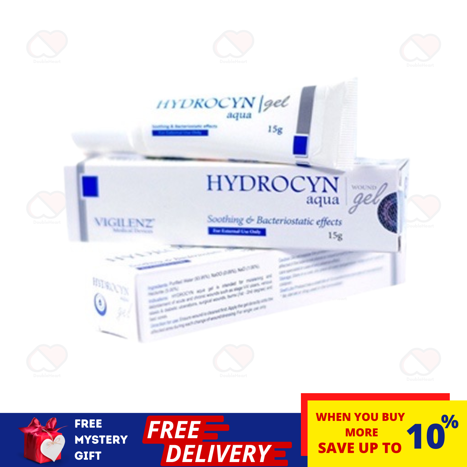 1 X Hydrocyn Aqua Wound Gel For Burns, Ulcers, Sores (replace ...