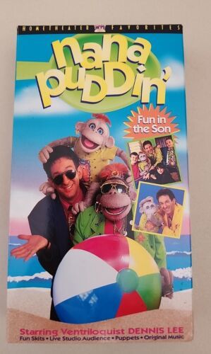 Nana Puddin' Fun in The Son VHS VCR Video Tape Dennis Lee 1995 Beach ...