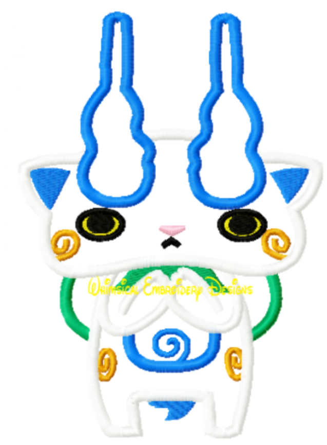 Komasan Yo-Kai Watch Machine Embroidery Applique Design INSTANT ...