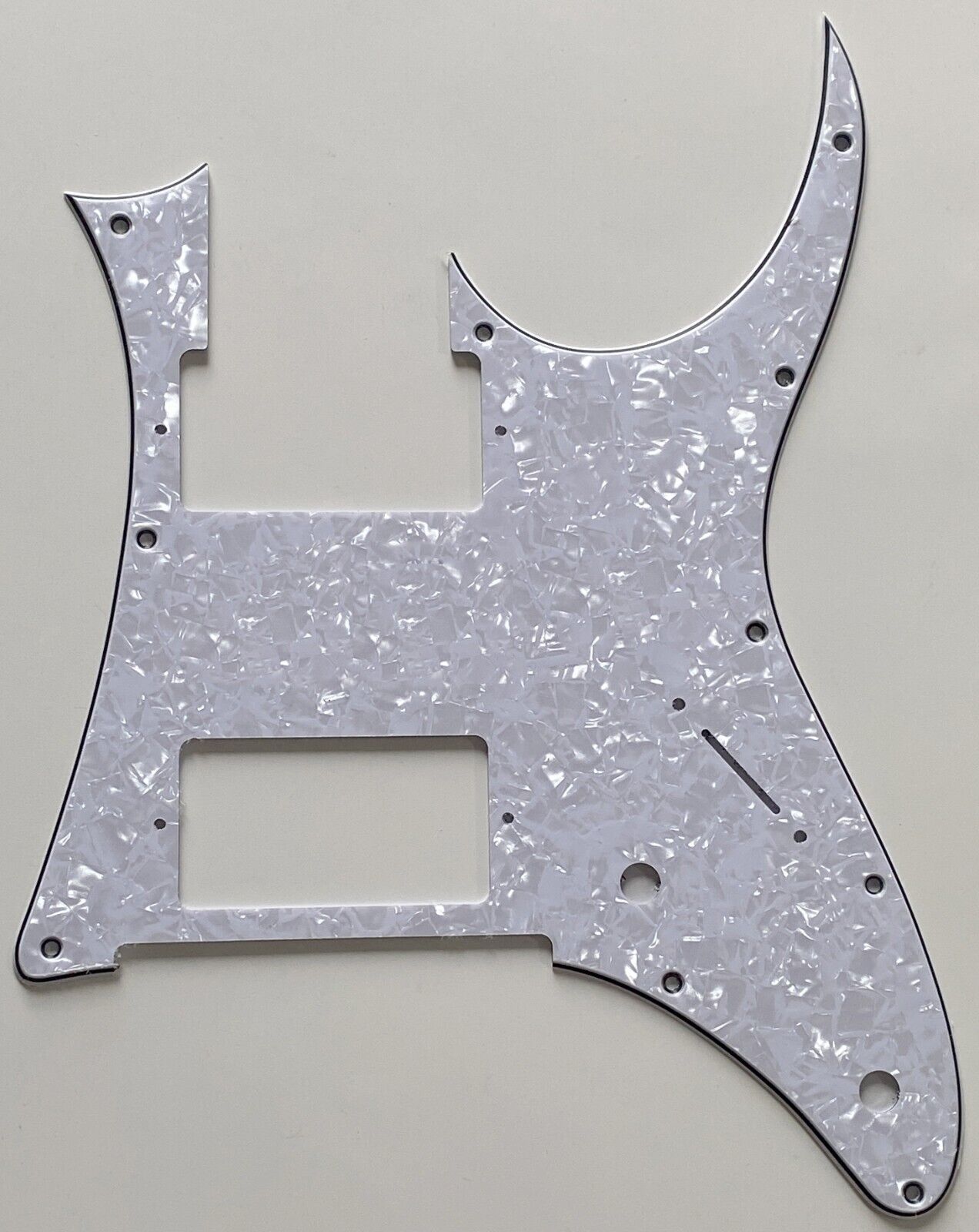 For Fit Ibanez RG 350 EX HH Style Guitar Pickguard 4 Ply White Pearl ...
