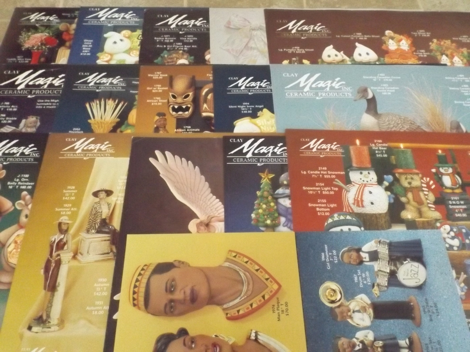 16 Clay Magic Molds Ceramic Technique Sheets - 8 - Other Ceramics & Pottery