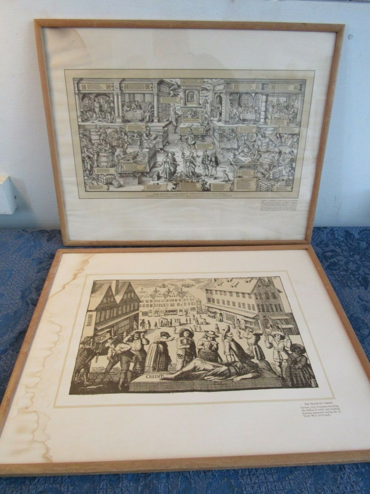 16th 17th Century German Woodcut Prints Posters 22 x 18 - Art