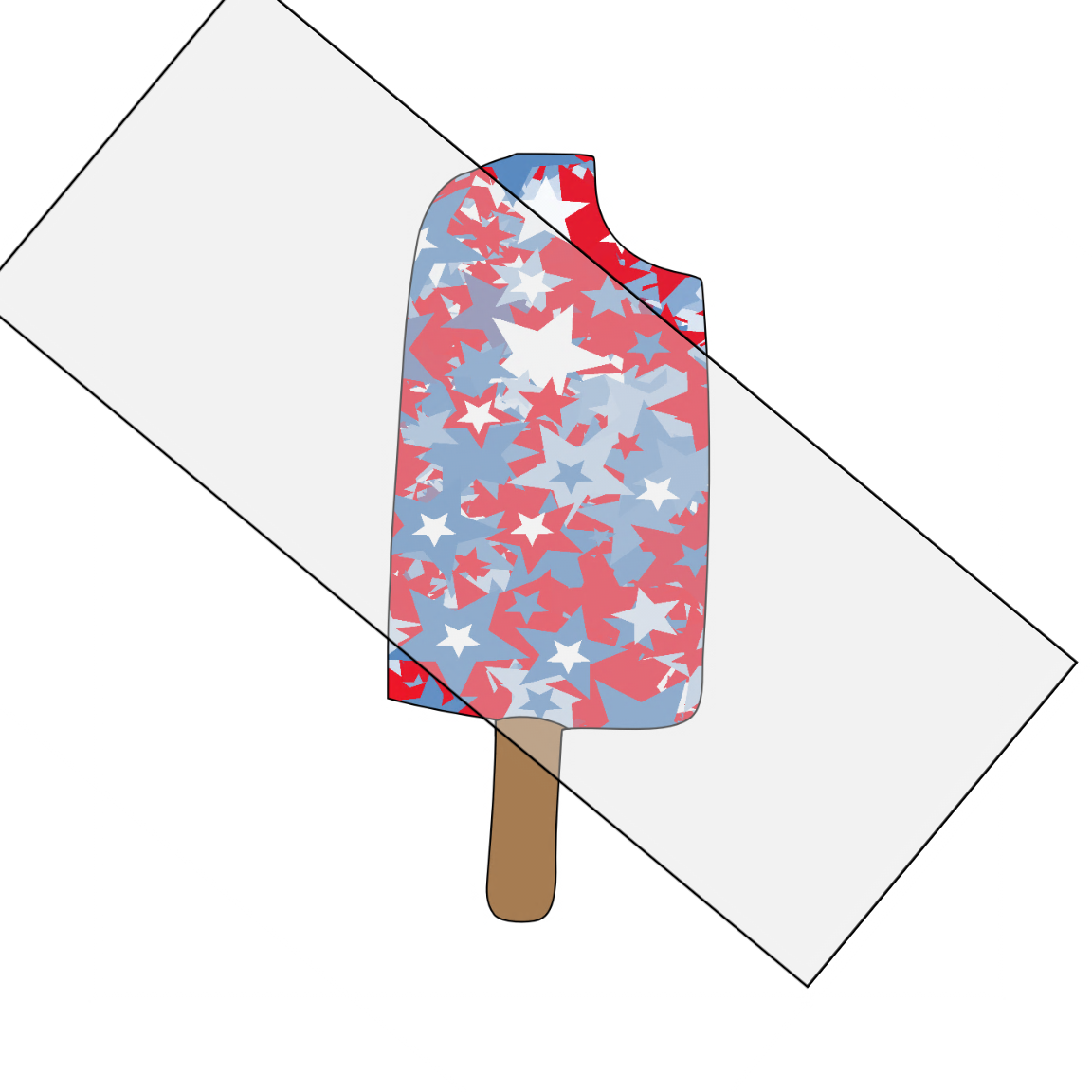 Popsicle-Digtial Clipart-4th of July-Food-Art ClipJewelry-T shirt-Gift ...