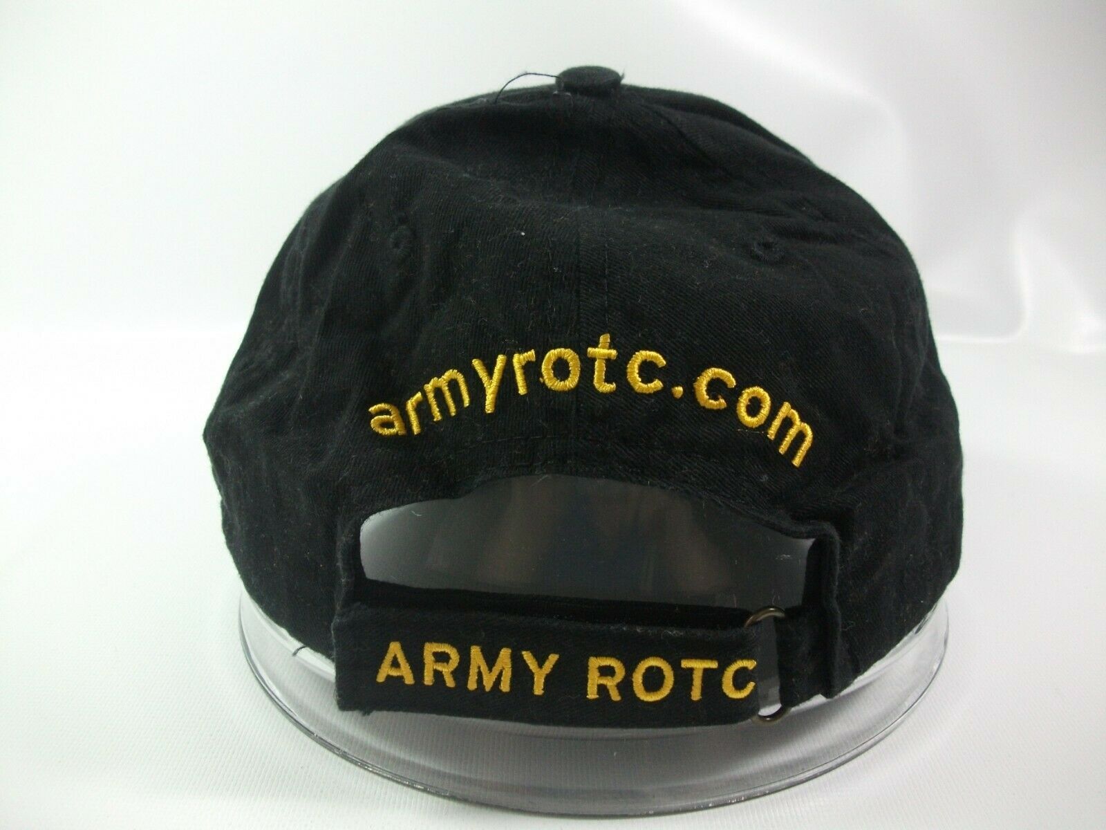 Army ROTC Start Strong Hat Black Hook Loop Baseball Cap - Men's Accessories